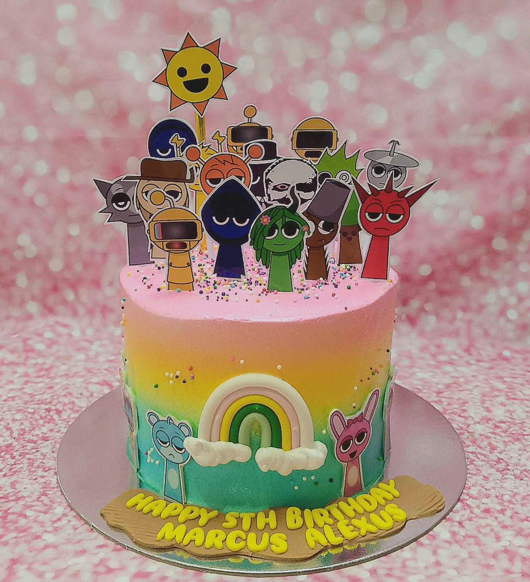 Sprunki Cake - 1001 – Cakes and Memories Bakeshop