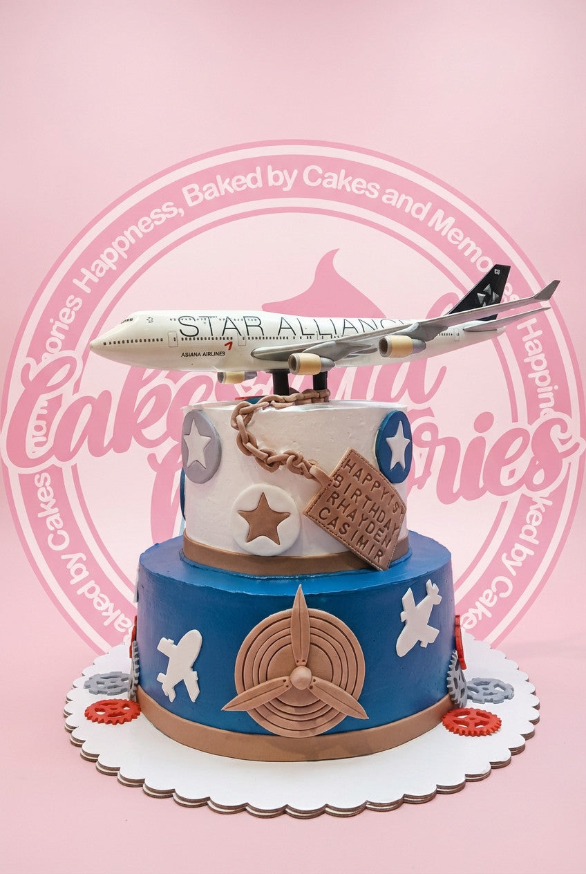 Airplanes Cake - 2206 – Cakes and Memories Bakeshop