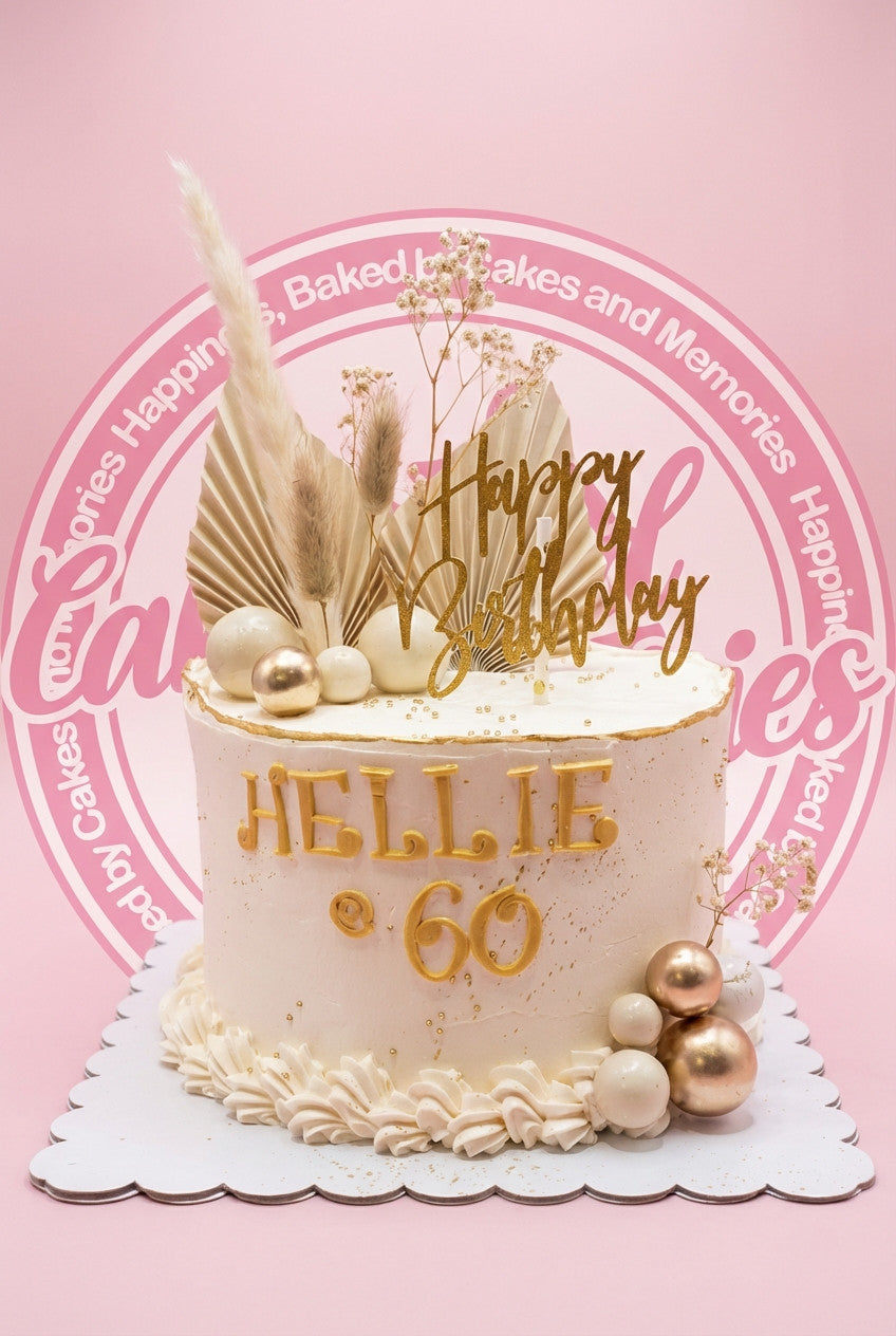 60th Birthday Cake - 2003 – Cakes and Memories Bakeshop