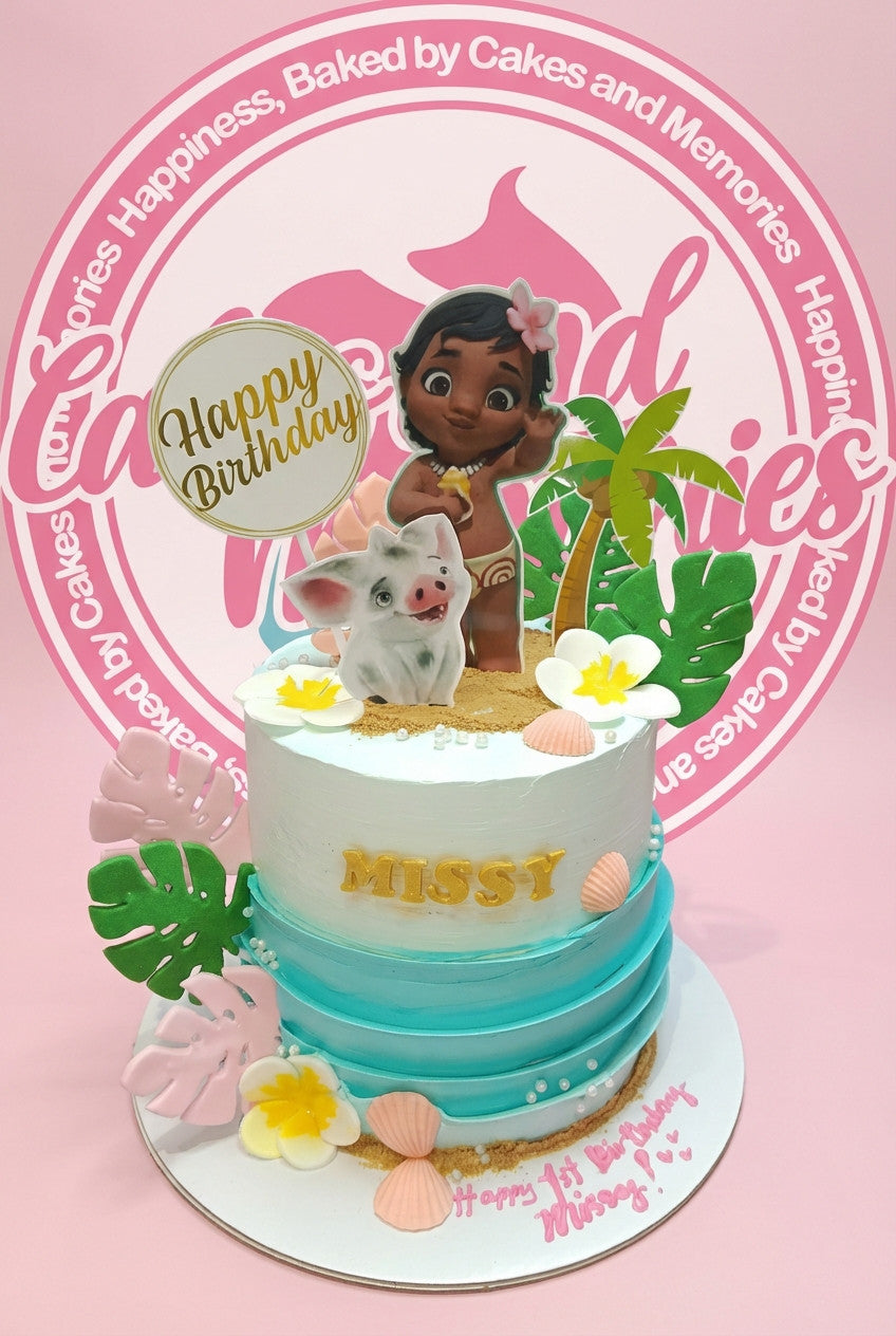 Moana Cake - 1124 – Cakes and Memories Bakeshop