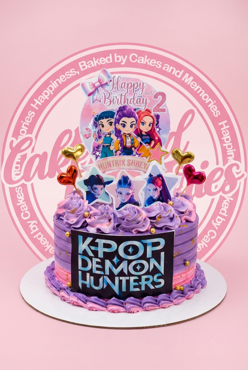 Kpop Demon Hunters Cake - 1012 – Cakes and Memories Bakeshop