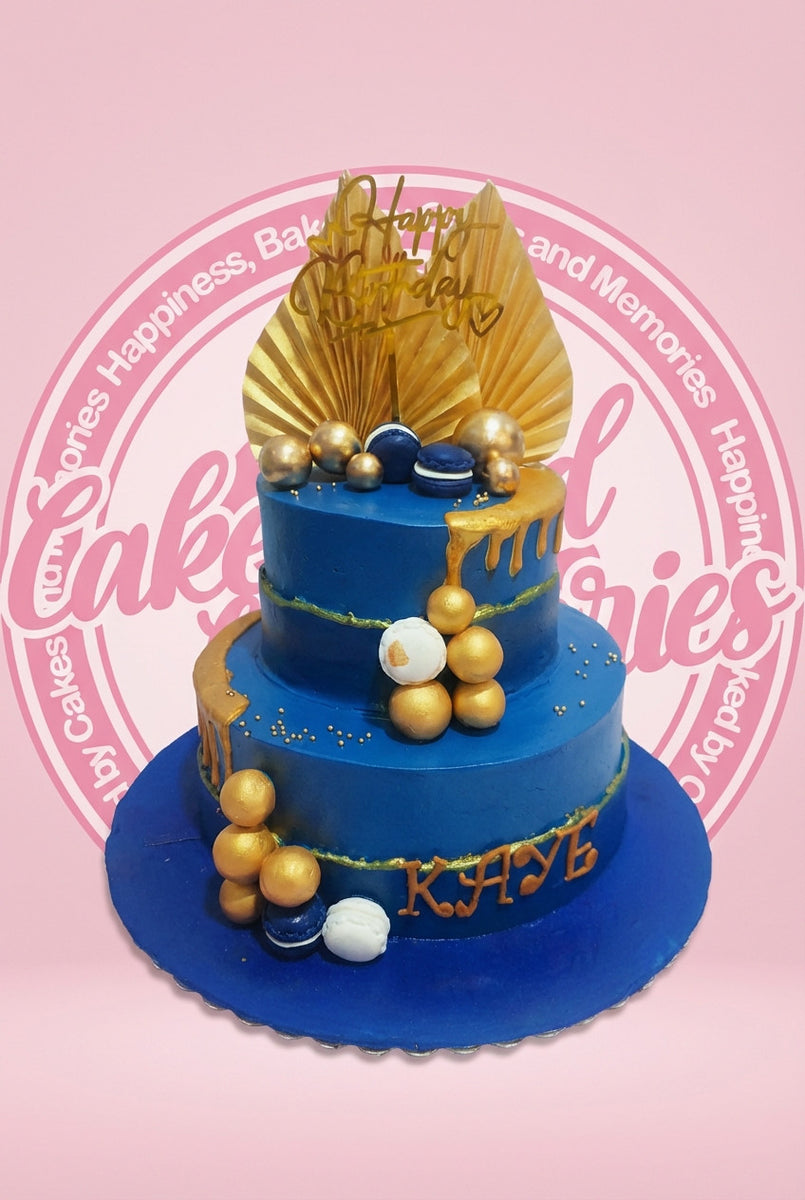 Blue Birthday Cake - 2002 – Cakes and Memories Bakeshop