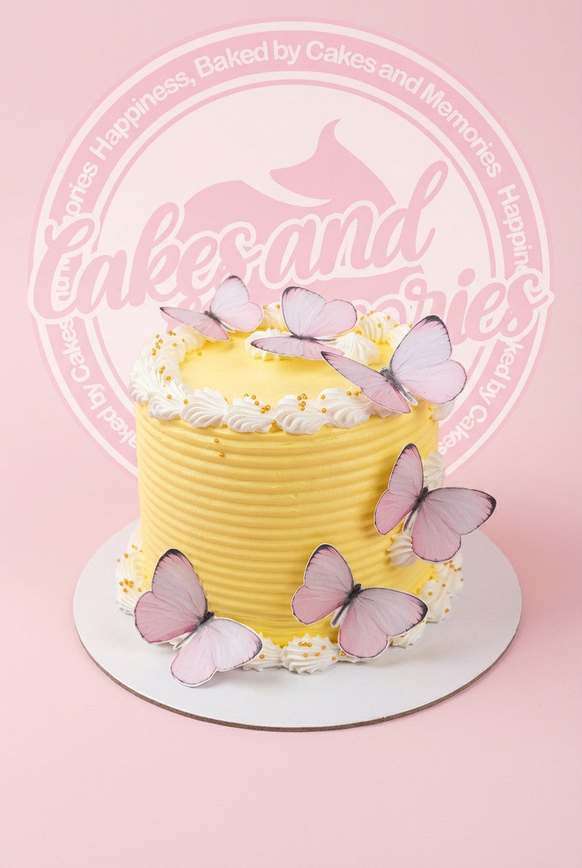 Butterflies Cake - 1166 – Cakes and Memories Bakeshop