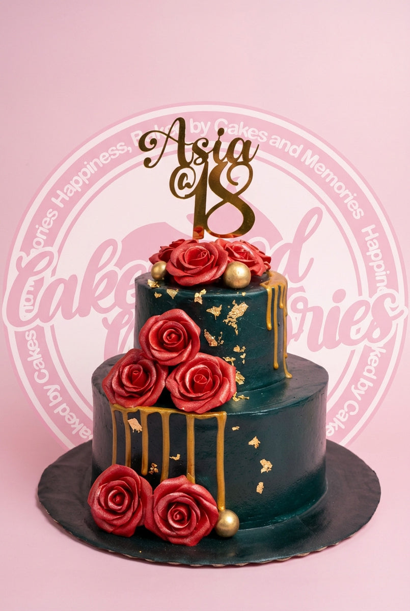 Red roses cake - 2002 – Cakes and Memories Bakeshop