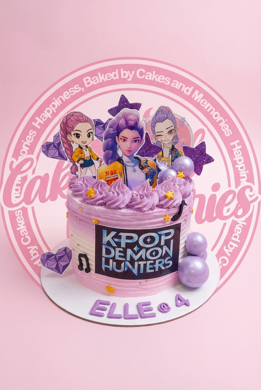 Kpop Demon Hunters Cake - 1017 – Cakes and Memories Bakeshop