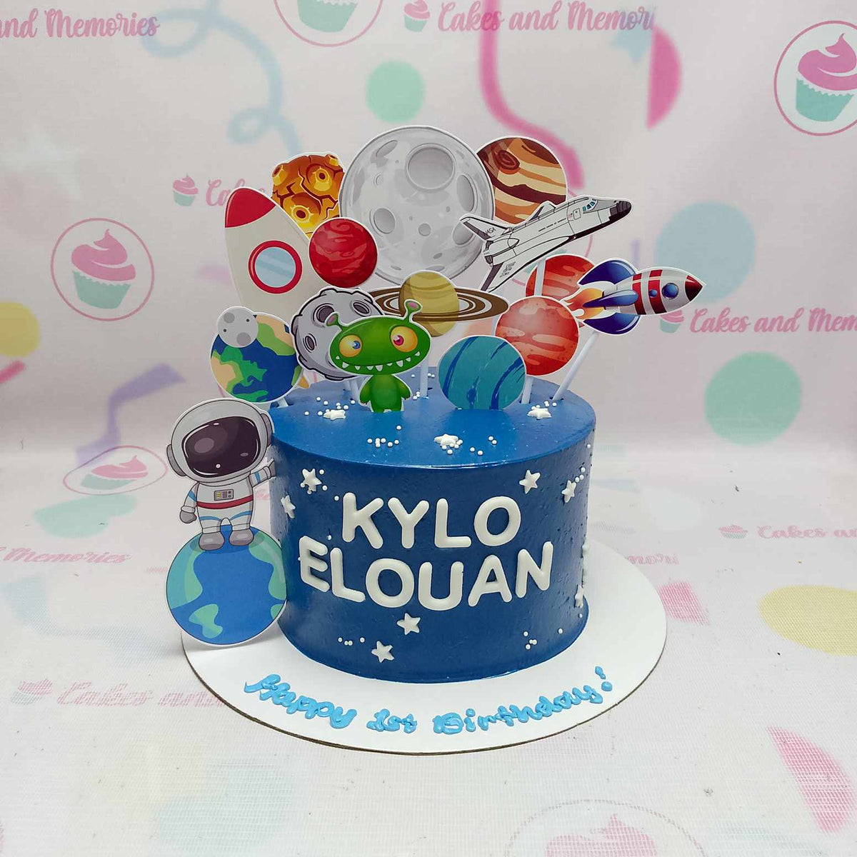 Space Cake - 1143 – Cakes and Memories Bakeshop