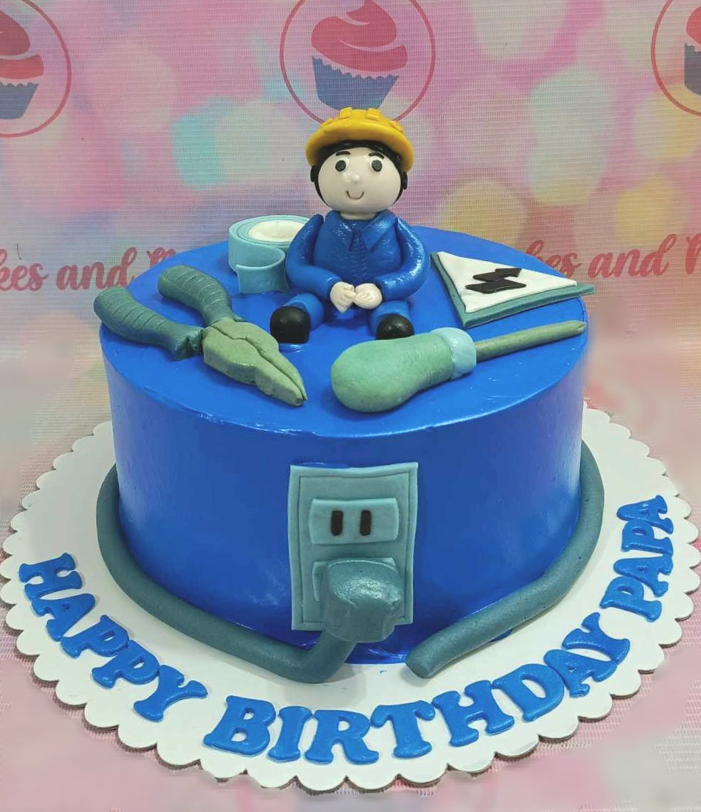 Engineer Cake - 1122 – Cakes and Memories Bakeshop