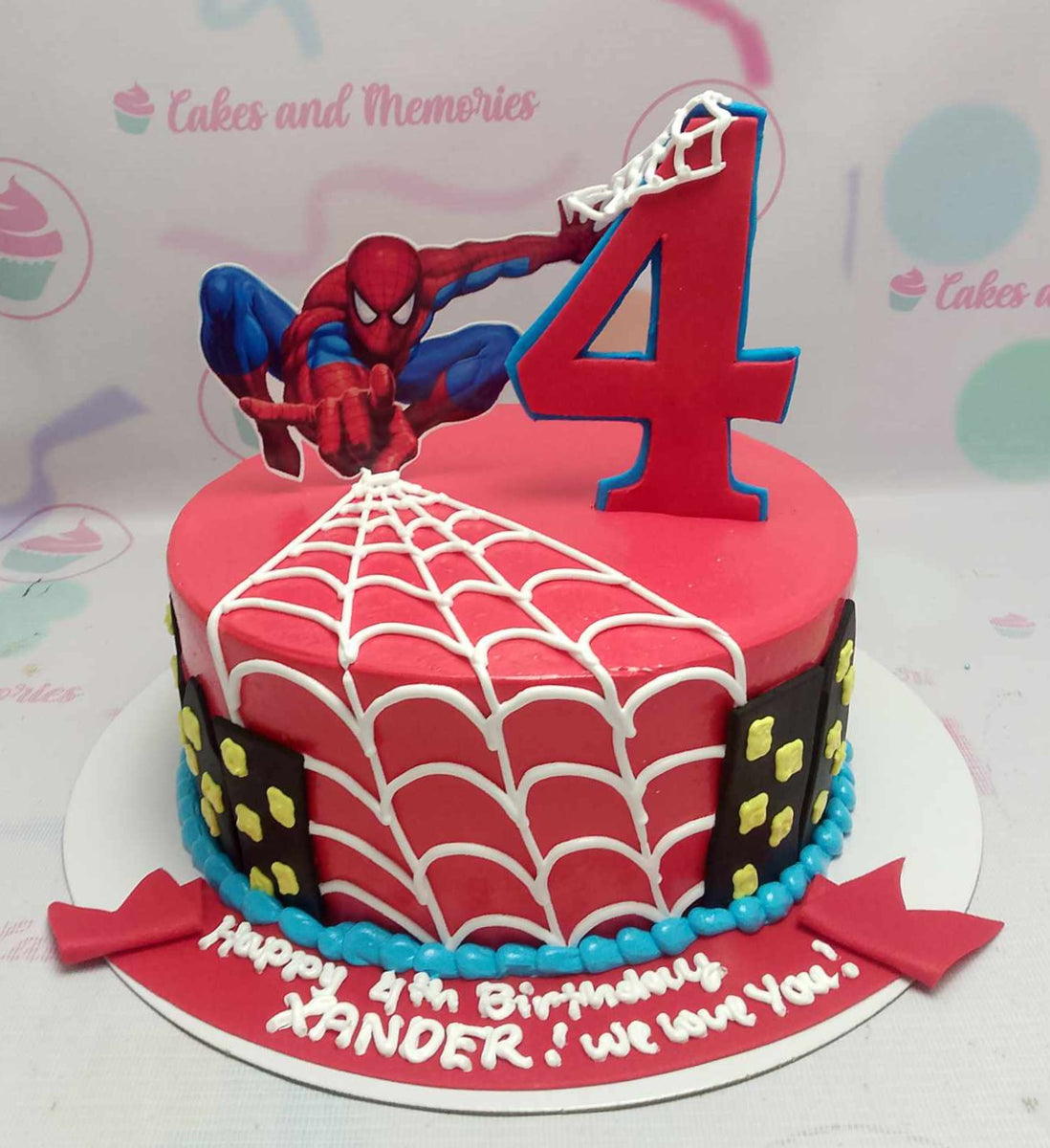Spiderman Cake - 1148 – Cakes and Memories Bakeshop