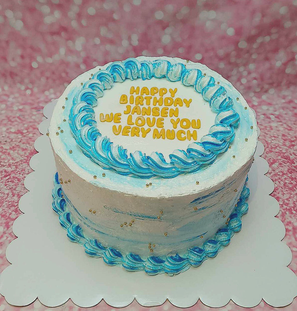 Dedication Cake - 1001 – Cakes and Memories Bakeshop
