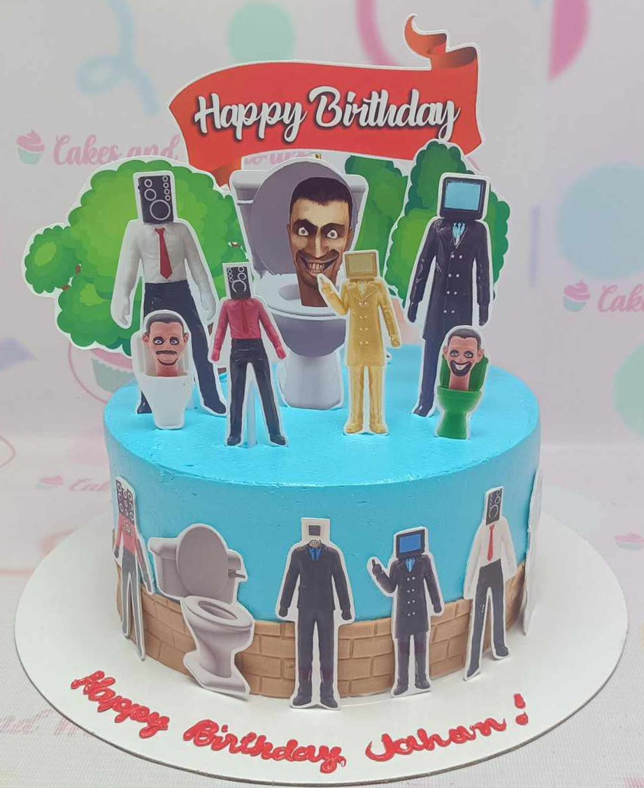 Skibidi Cake - 1001 – Cakes and Memories Bakeshop