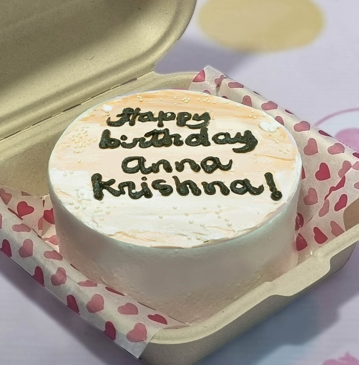 Brown Bento Cake – Cakes and Memories Bakeshop
