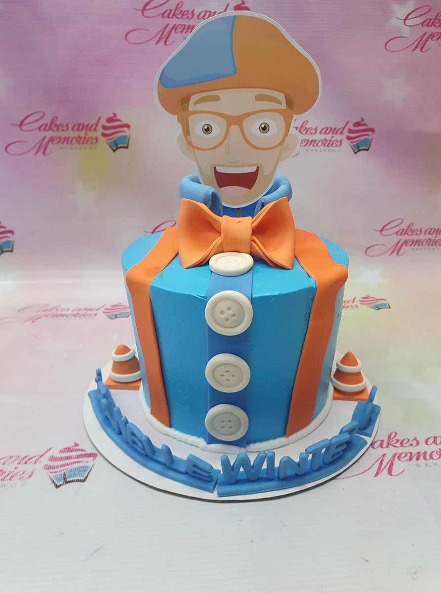 Blippi Cake - 1107 – Cakes and Memories Bakeshop