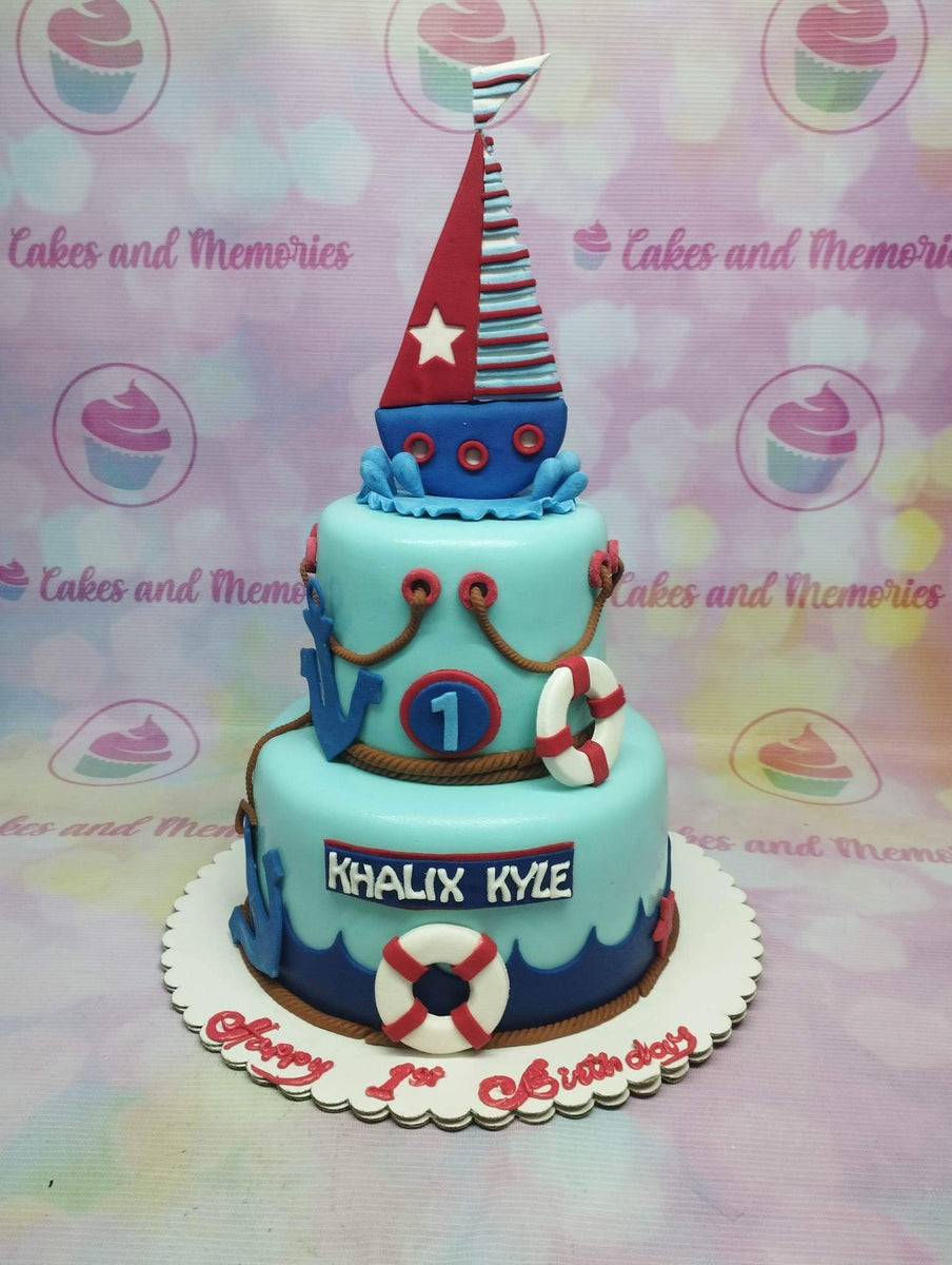 Nautical Cake - 2218 – Cakes and Memories Bakeshop
