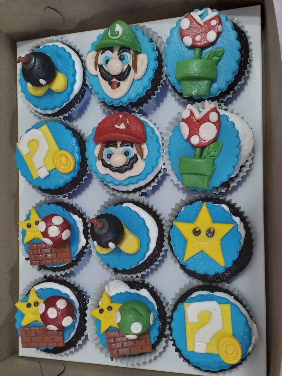 Super Mario Cupcakes - 7001 – Cakes and Memories Bakeshop