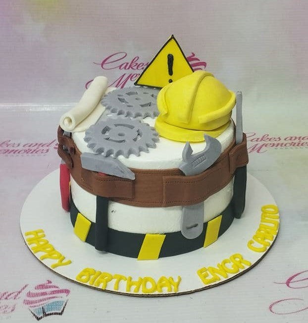 Engineer Cake - 1121 – Cakes and Memories Bakeshop