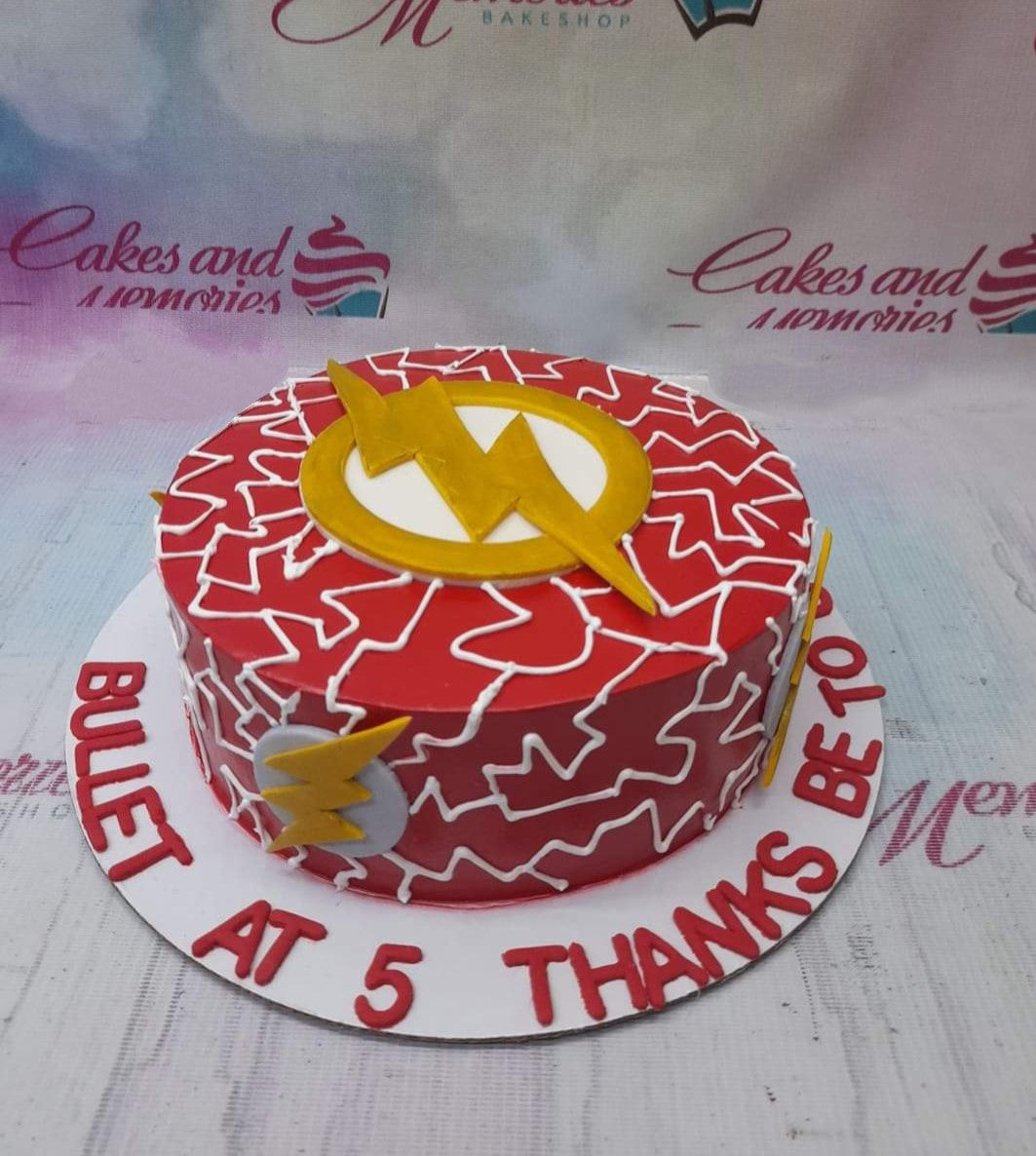The Flash Cake - 1001 – Cakes and Memories Bakeshop