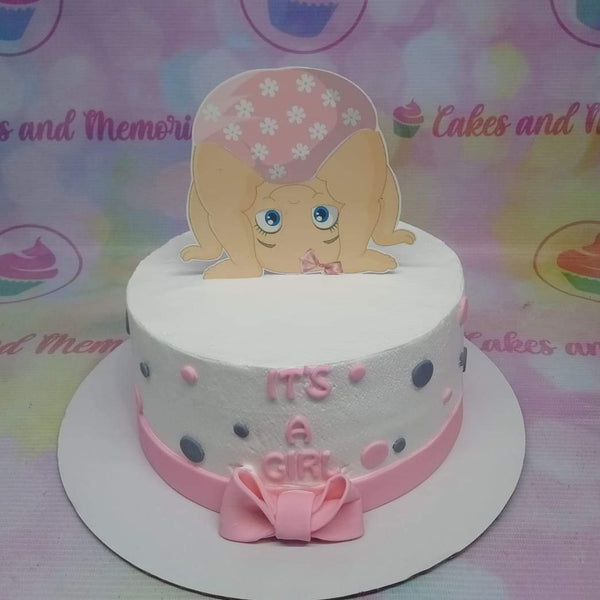 Gender Reveal Cake - 1137 – Cakes and Memories Bakeshop