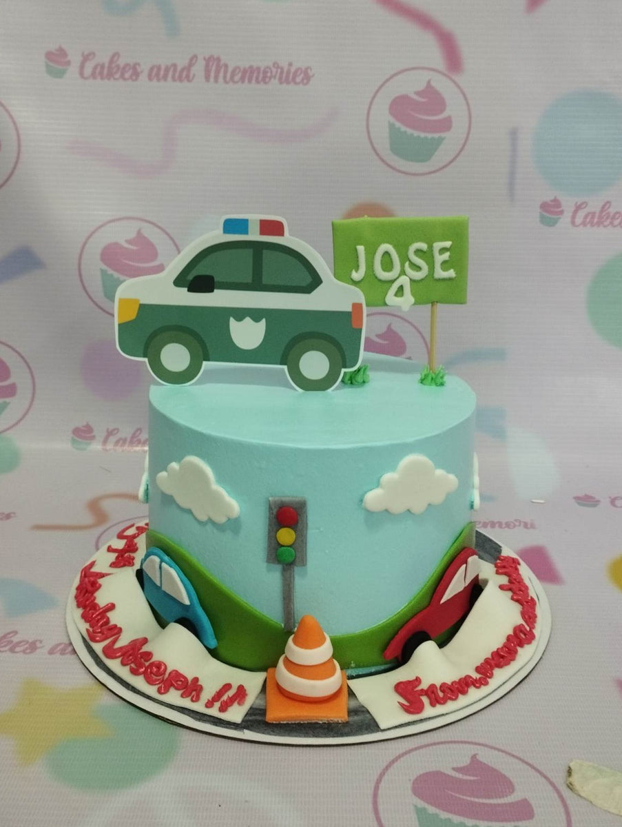 Police Cake - 1112 – Cakes and Memories Bakeshop