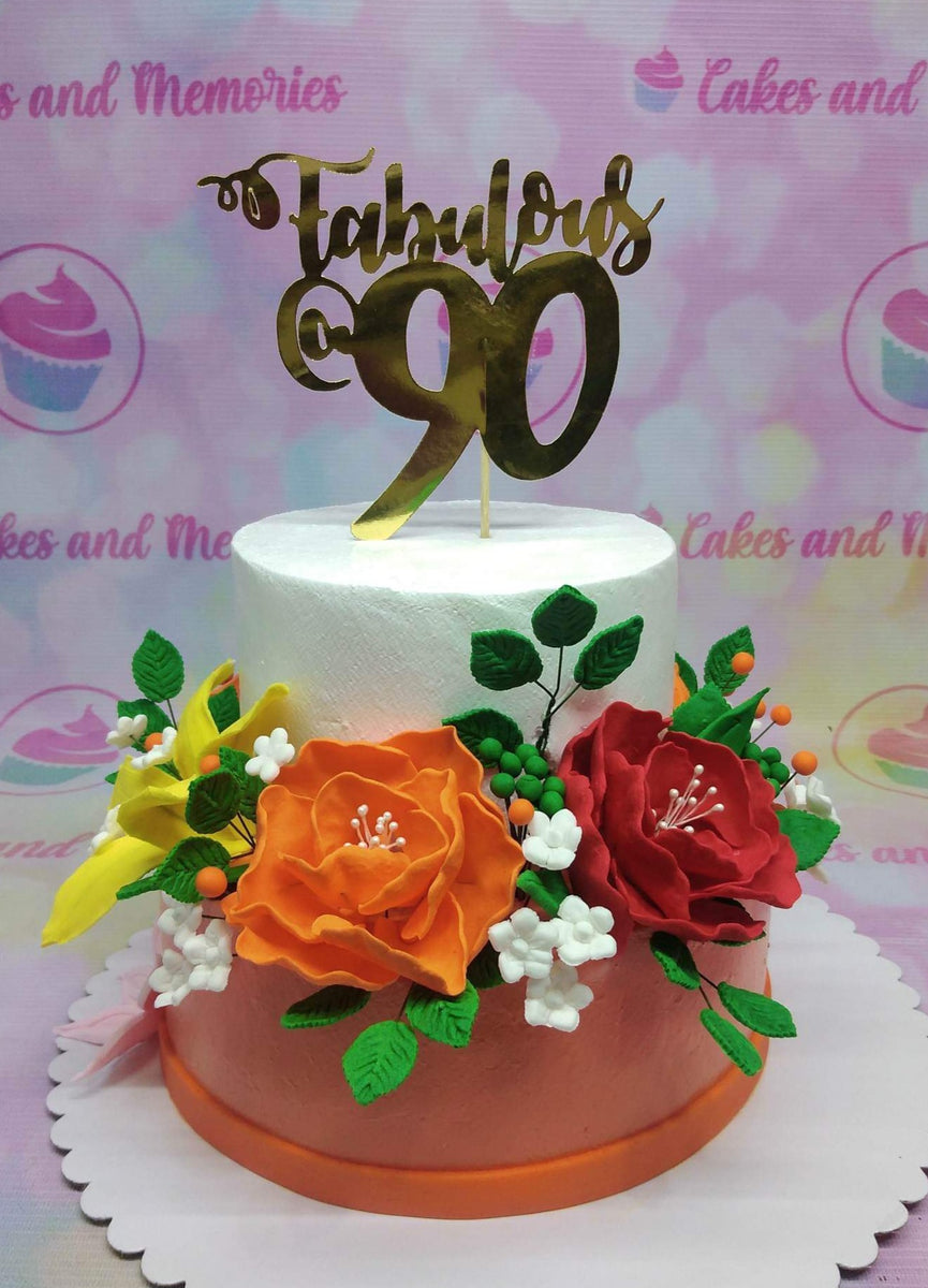 Floral Cake - 2001 – Cakes and Memories Bakeshop