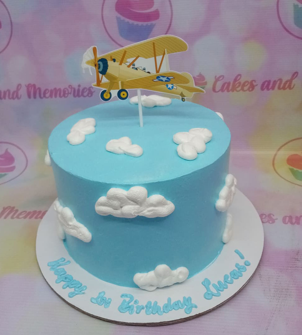 Airplanes Cake - 1122 – Cakes and Memories Bakeshop
