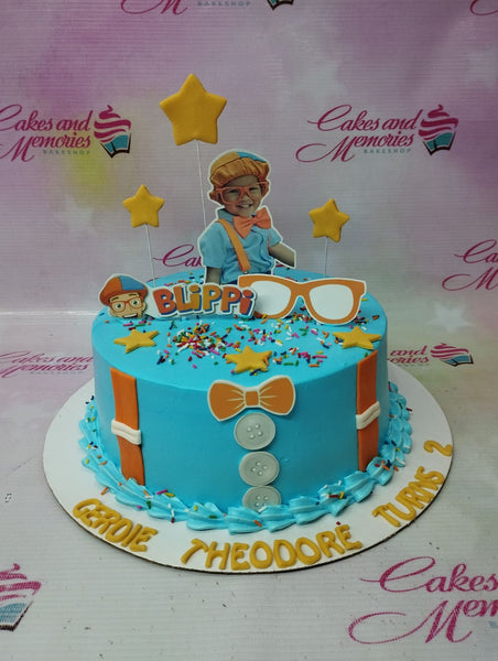 Blippi Cake - 1106 – Cakes and Memories Bakeshop