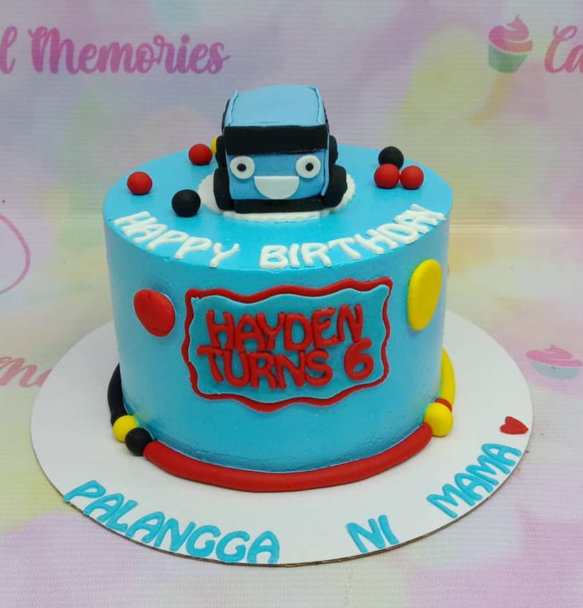 Bus Train Trucks Cake - 1122 – Cakes and Memories Bakeshop