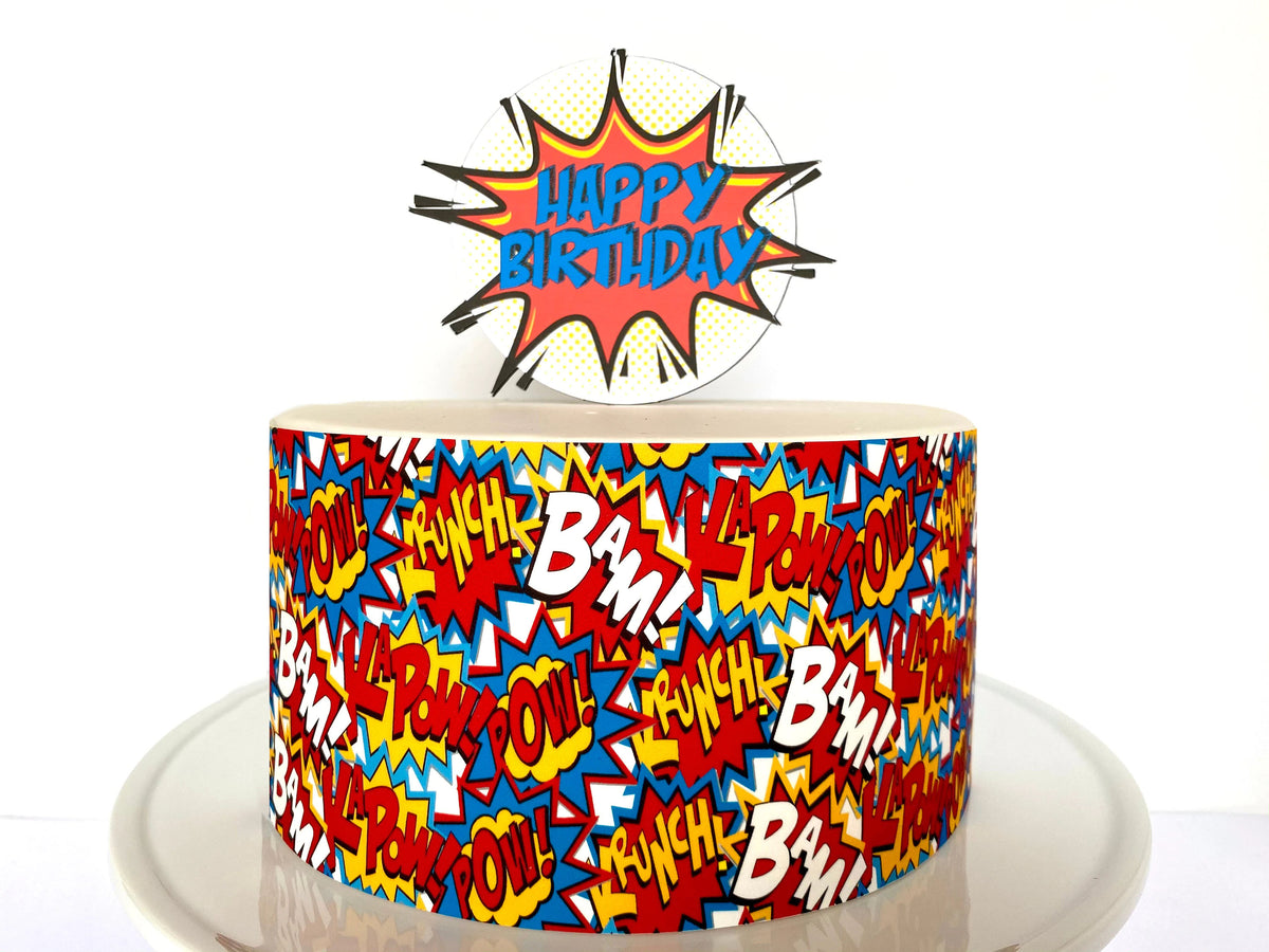Comics Cake - 1101 – Cakes and Memories Bakeshop