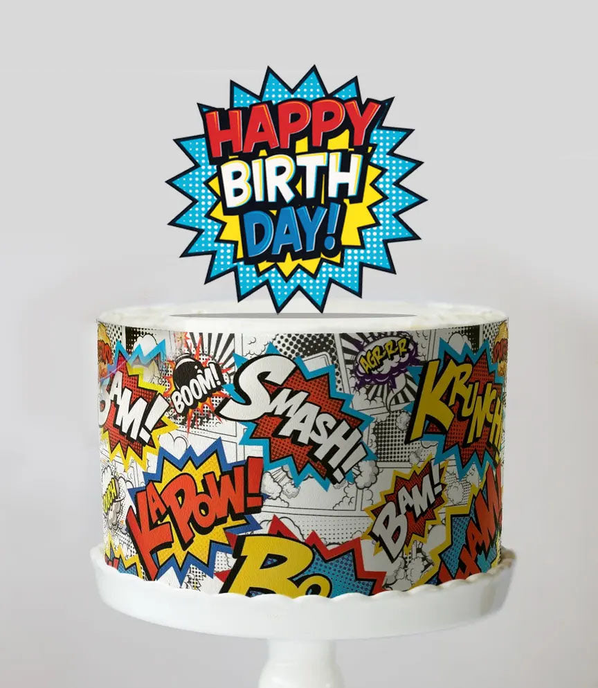 Comics Cake - 1102 – Cakes and Memories Bakeshop
