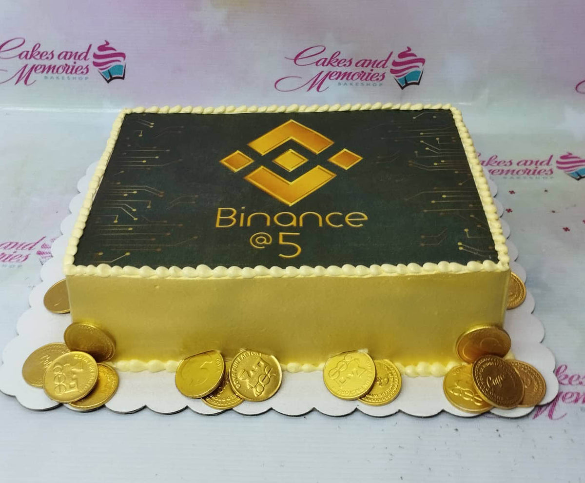 Cryptocurrency Cake - 6301 – Cakes and Memories Bakeshop
