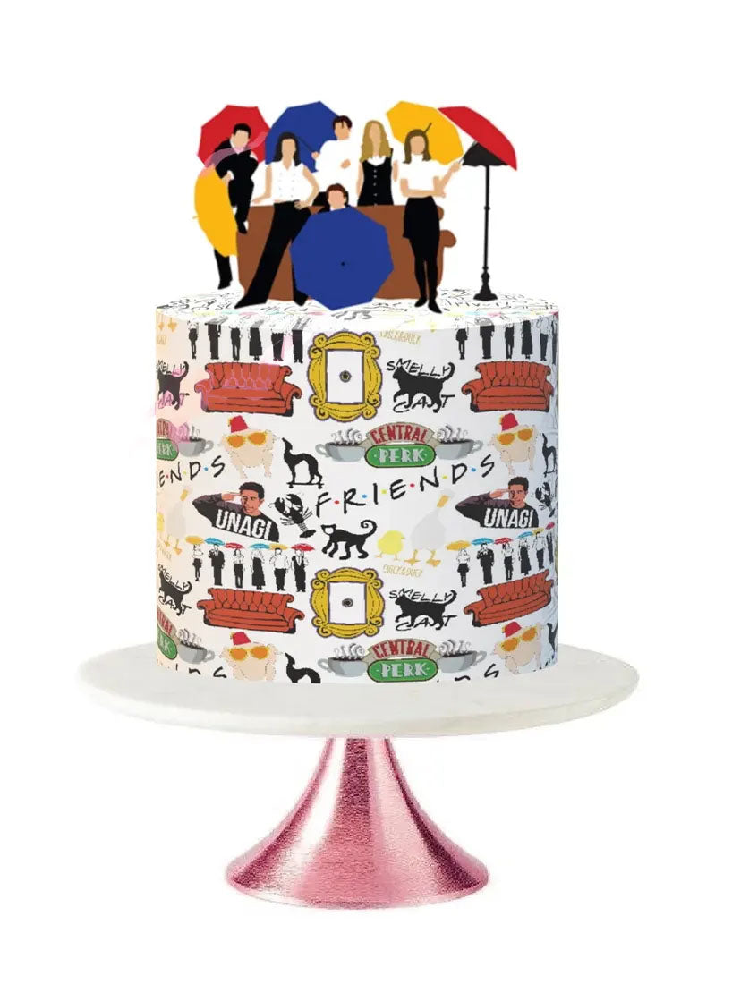 Friends Cake - 1101 – Cakes and Memories Bakeshop