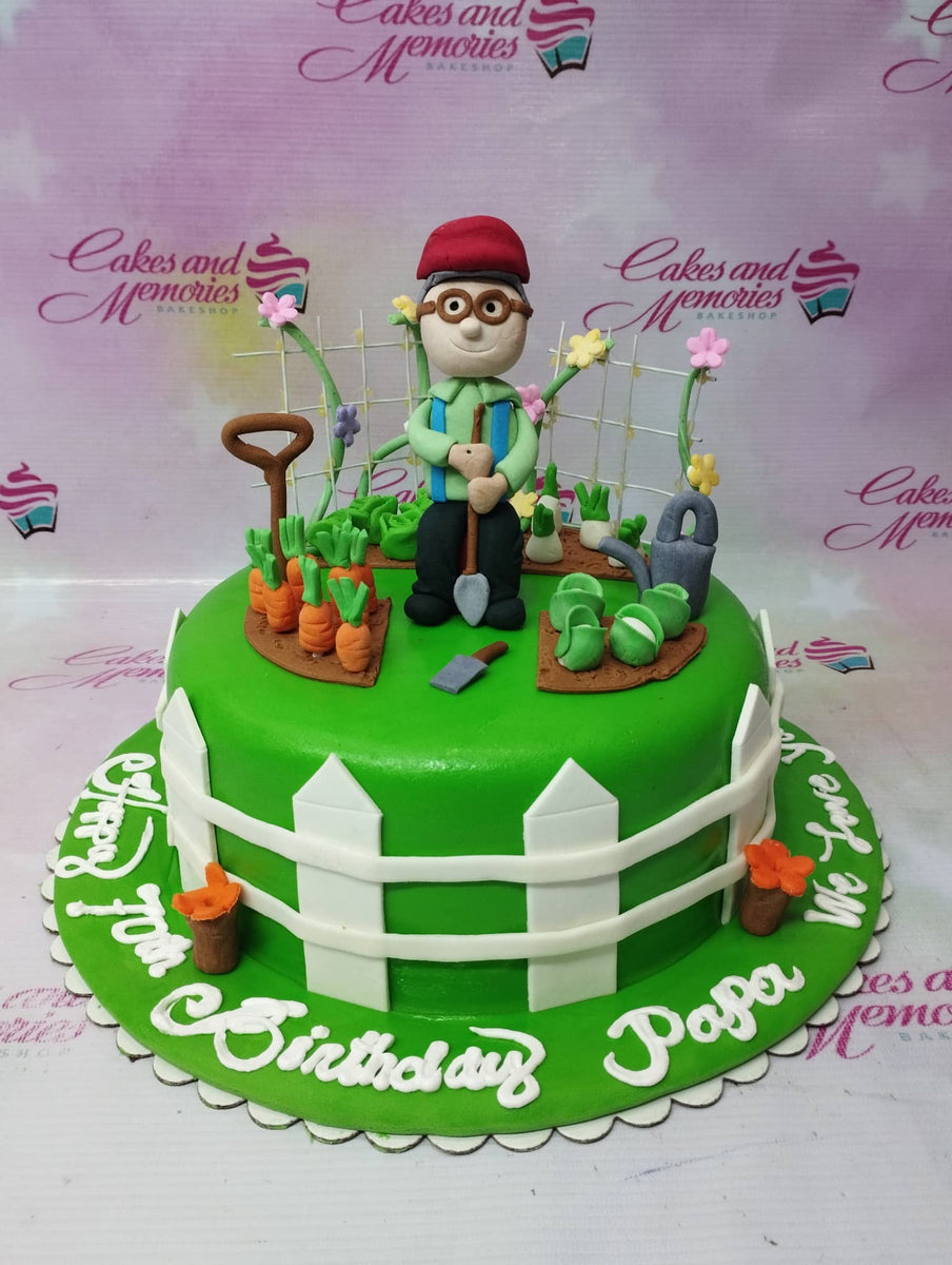 Garden Cake - 1156 – Cakes and Memories Bakeshop