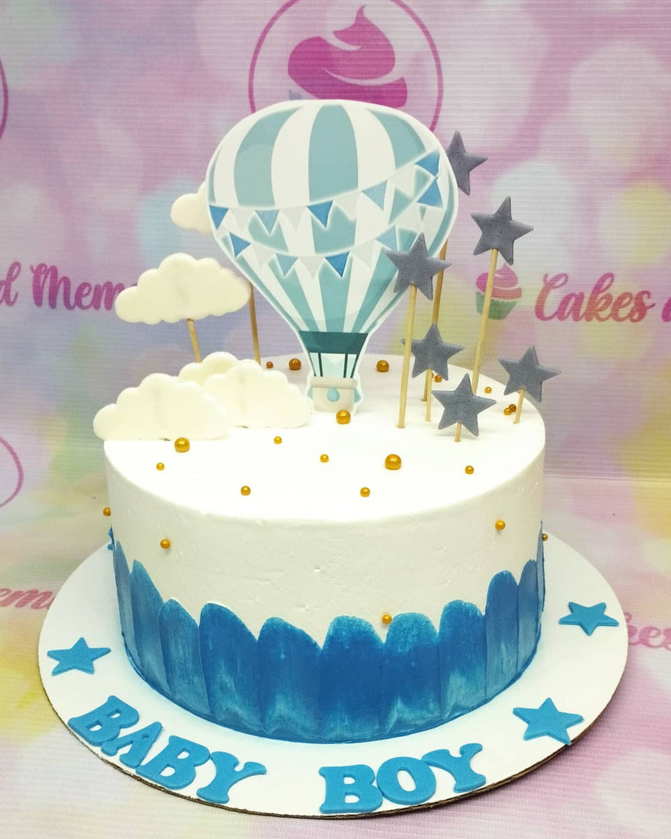 Hot air balloon Cake - 1109 – Cakes and Memories Bakeshop