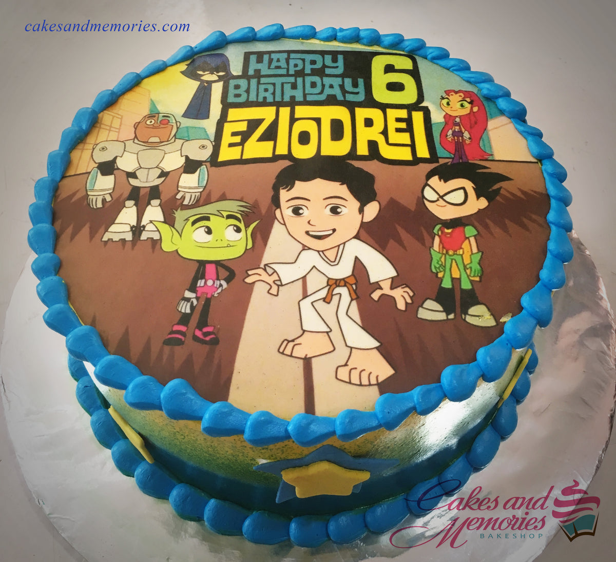 Teen Titans Cake - 6402 – Cakes and Memories Bakeshop