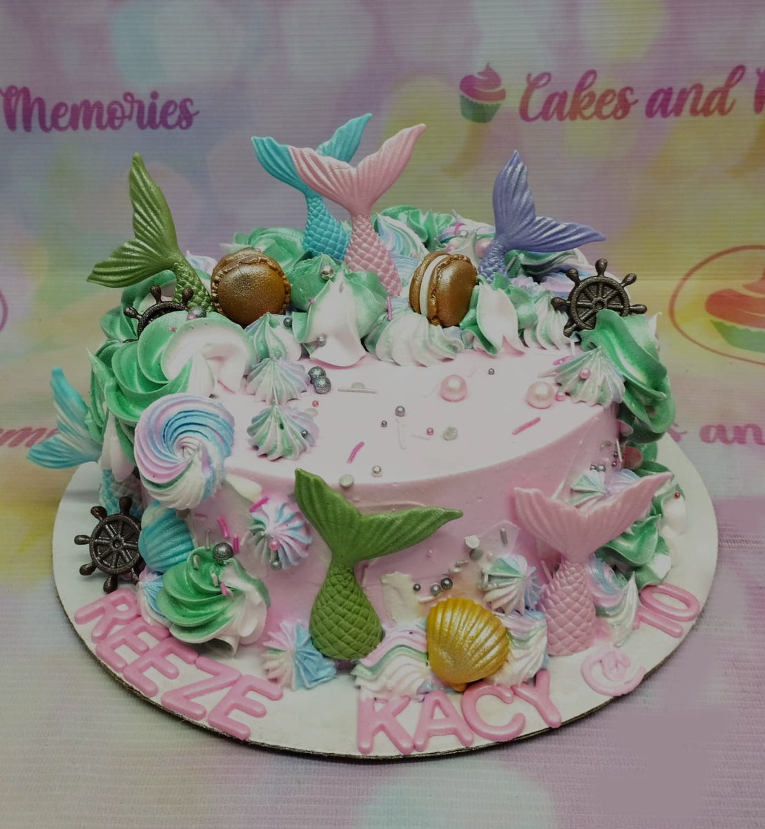Mermaid Cake - 1161 – Cakes and Memories Bakeshop