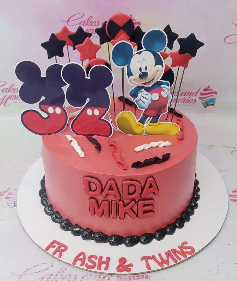 Mickey Mouse Cake - 1138 – Cakes and Memories Bakeshop