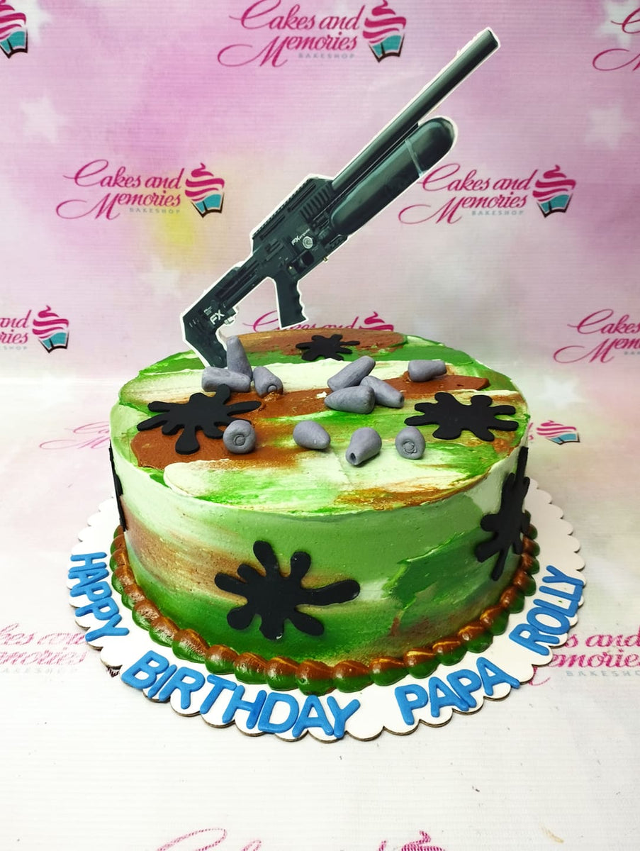 Military Cake - 1123 – Cakes and Memories Bakeshop