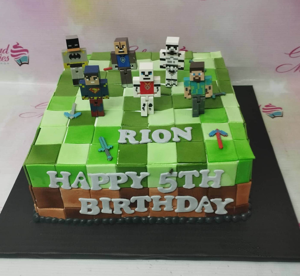 Minecraft Cake - 5325 – Cakes and Memories Bakeshop