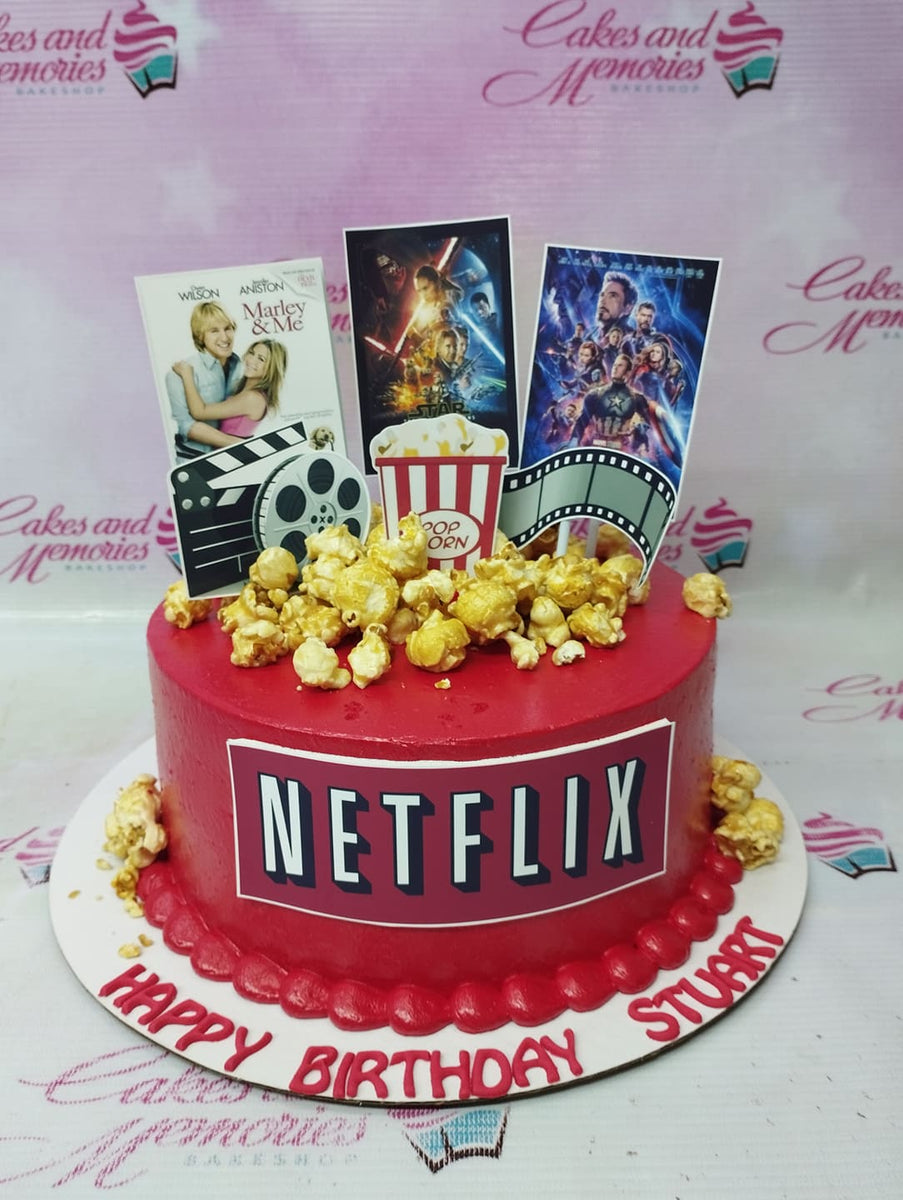 Netflix Cake - 1101 – Cakes and Memories Bakeshop