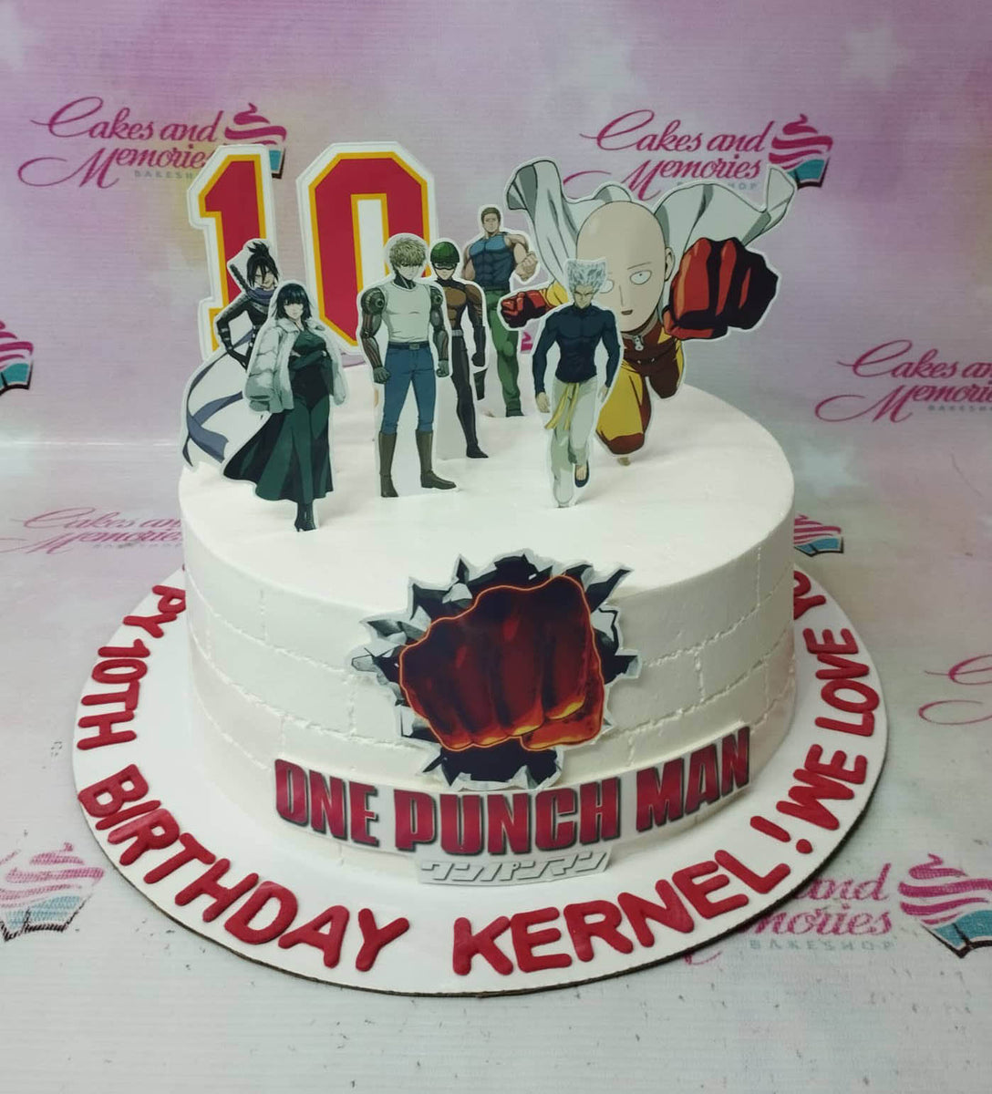 One Punch Man Cake - 1101 – Cakes and Memories Bakeshop