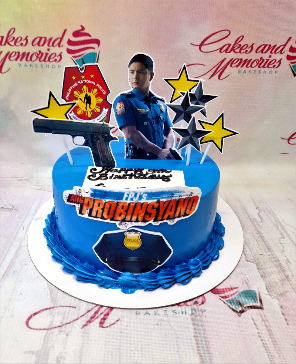 Police Cake - 1105 – Cakes and Memories Bakeshop