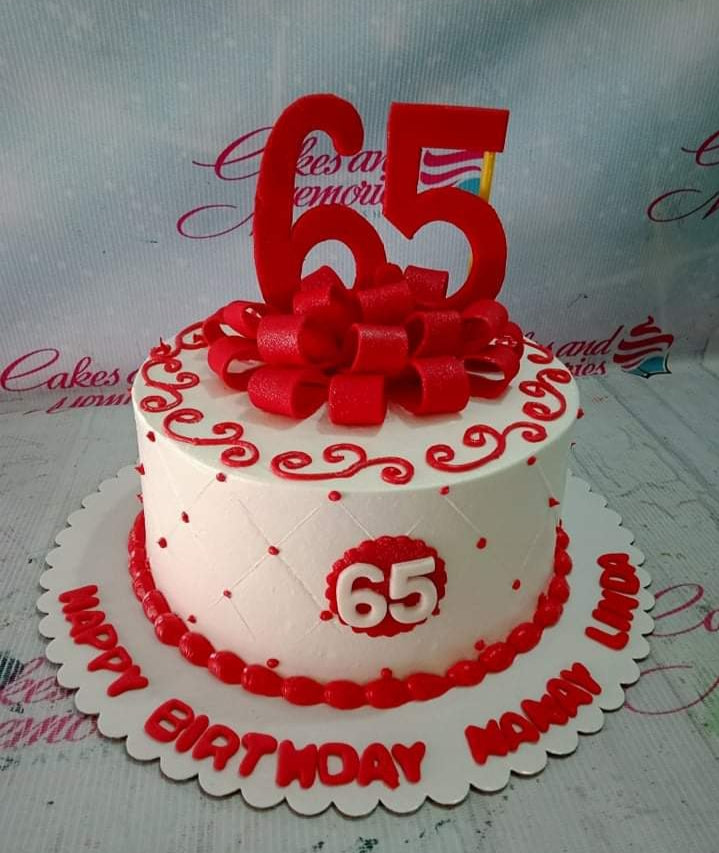 Ribbon Cake - 1111 – Cakes and Memories Bakeshop