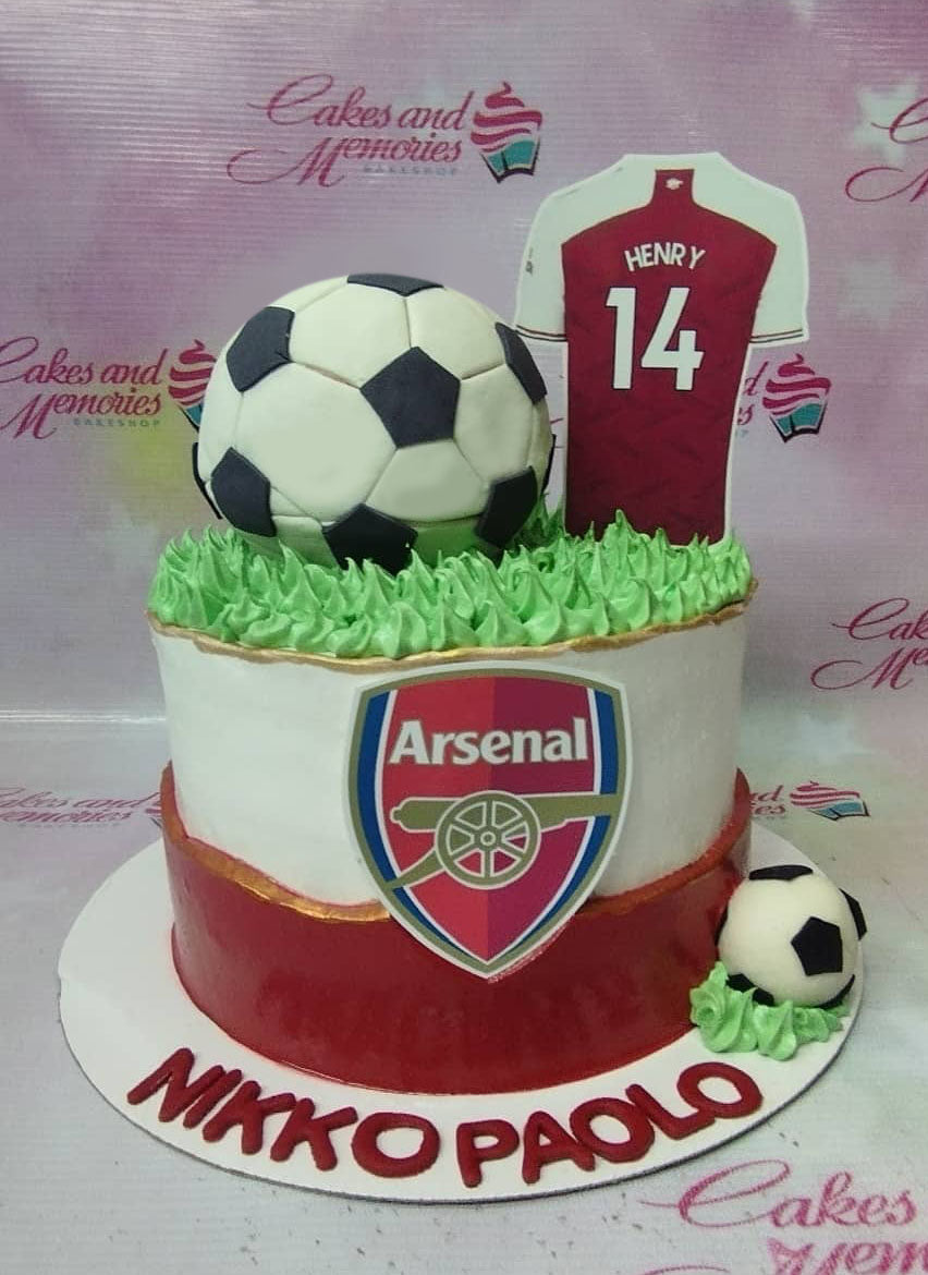 Soccer Cake - 1106 – Cakes and Memories Bakeshop