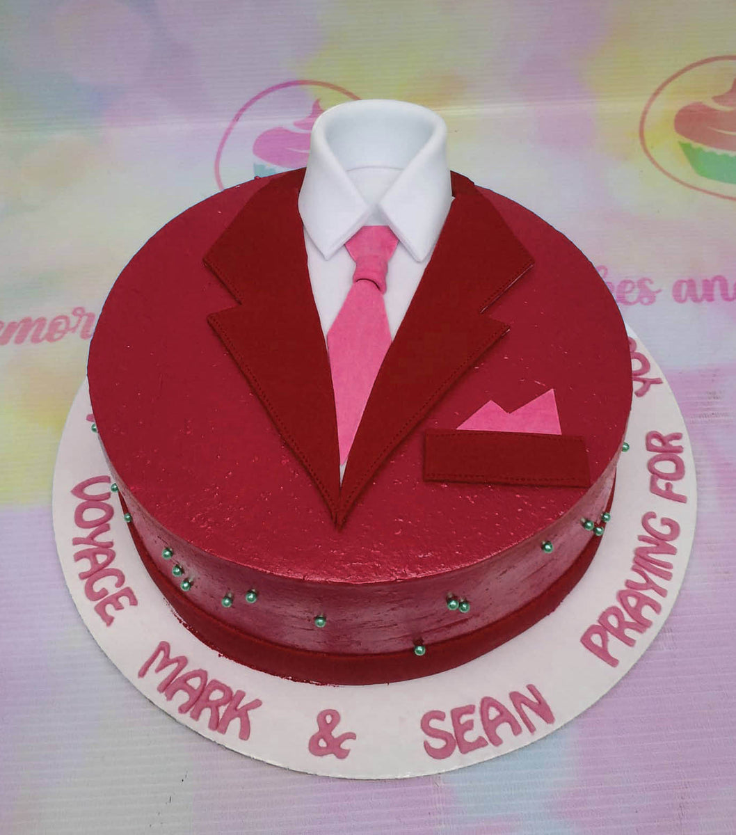Suit Cake - 1110 – Cakes and Memories Bakeshop