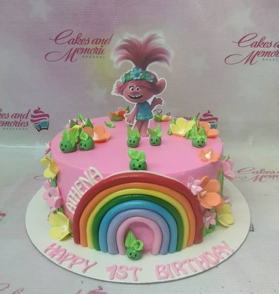 Trolls Cake - 1110 – Cakes and Memories Bakeshop
