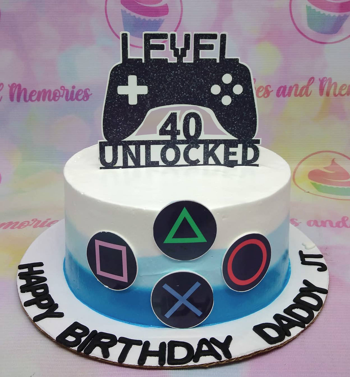 Video Games Cake - 1127 – Cakes and Memories Bakeshop