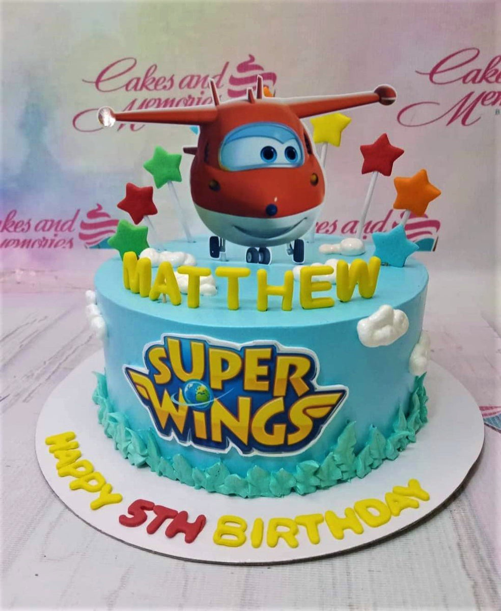 Airplanes Cake - 1104 – Cakes and Memories Bakeshop