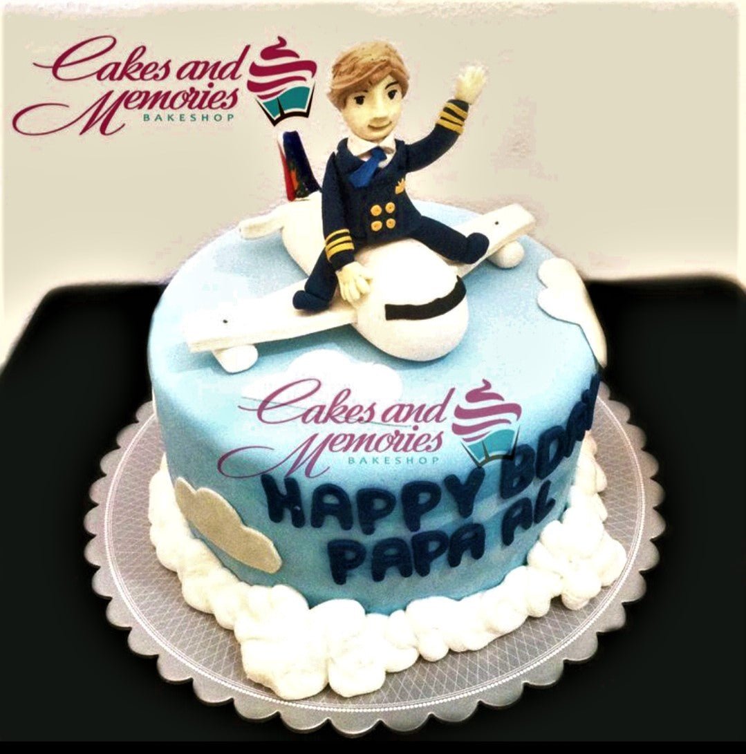 Airplanes Cake - 1105 – Cakes and Memories Bakeshop