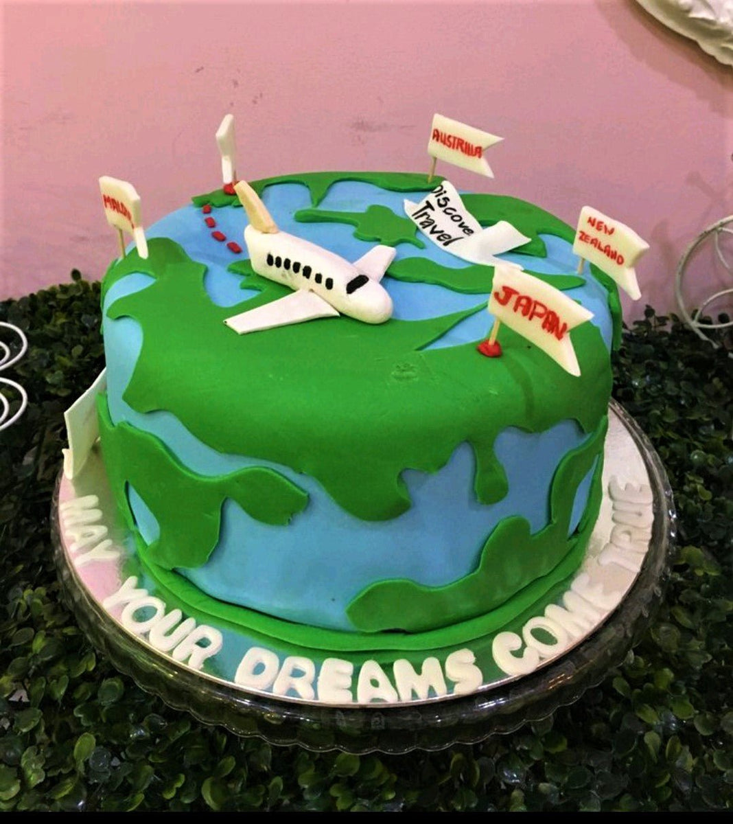 Airplanes Cake - 1107 – Cakes and Memories Bakeshop