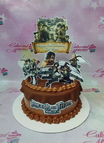 Attack on Titan Cake - 1101 – Cakes and Memories Bakeshop