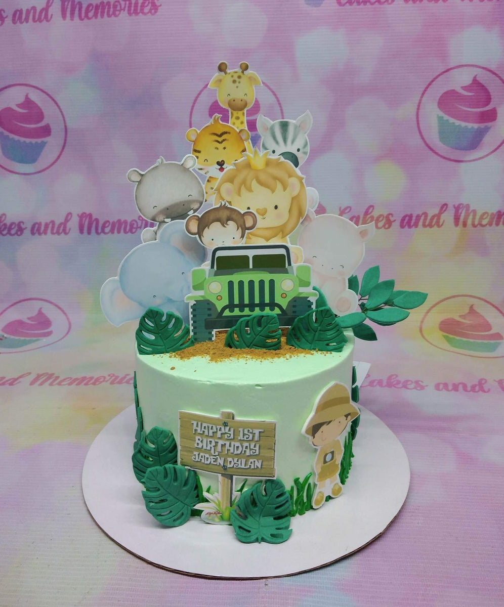 Safari Cake - 1166 – Cakes and Memories Bakeshop